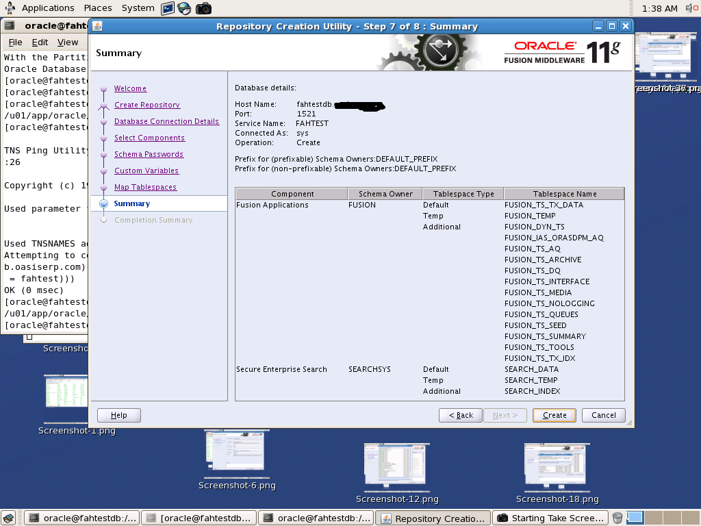 Oracle Fusion Applications: Creating Fusion applications database RCU