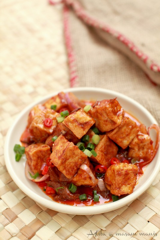 TAUHU BERLADA - masam manis