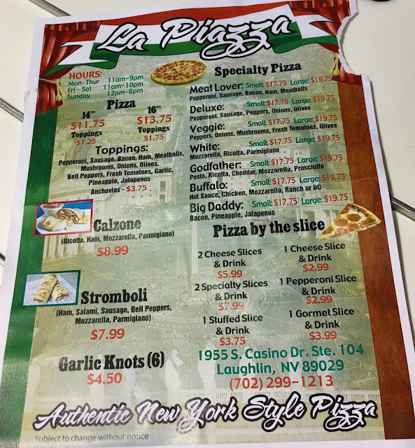 Laughlin Buzz: La Piazza - Pizza at the Laughlin Outlet Center