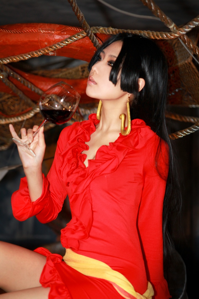 Tasha Boa Hancock Red Dress One Piece