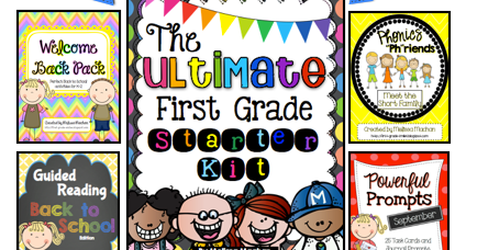 Back to School Resources for 1st Grade