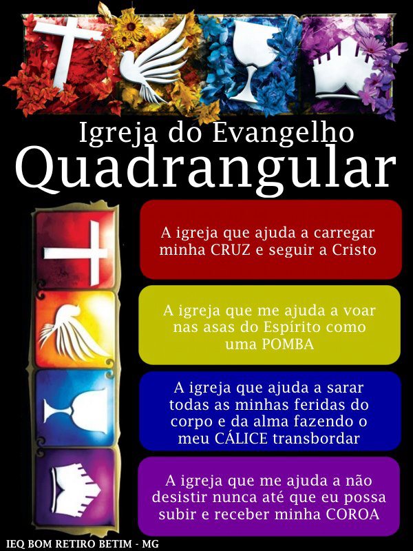 IGREJA DO EVANGELHO QUADRANGULAR: Logo - Igreja do Evangelho Quadrangular.