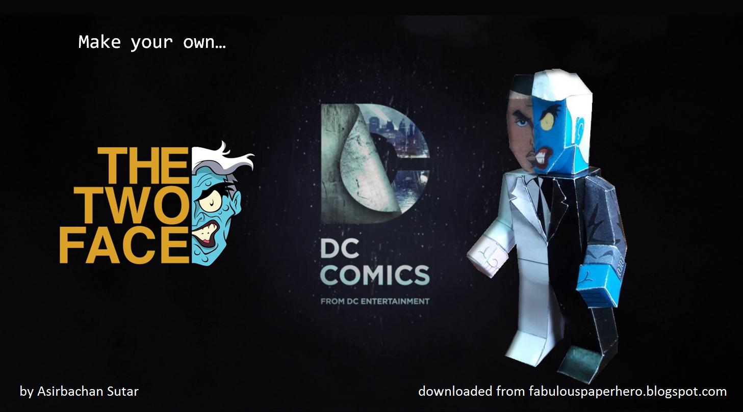 Fabulous Craft: Two face paper hero