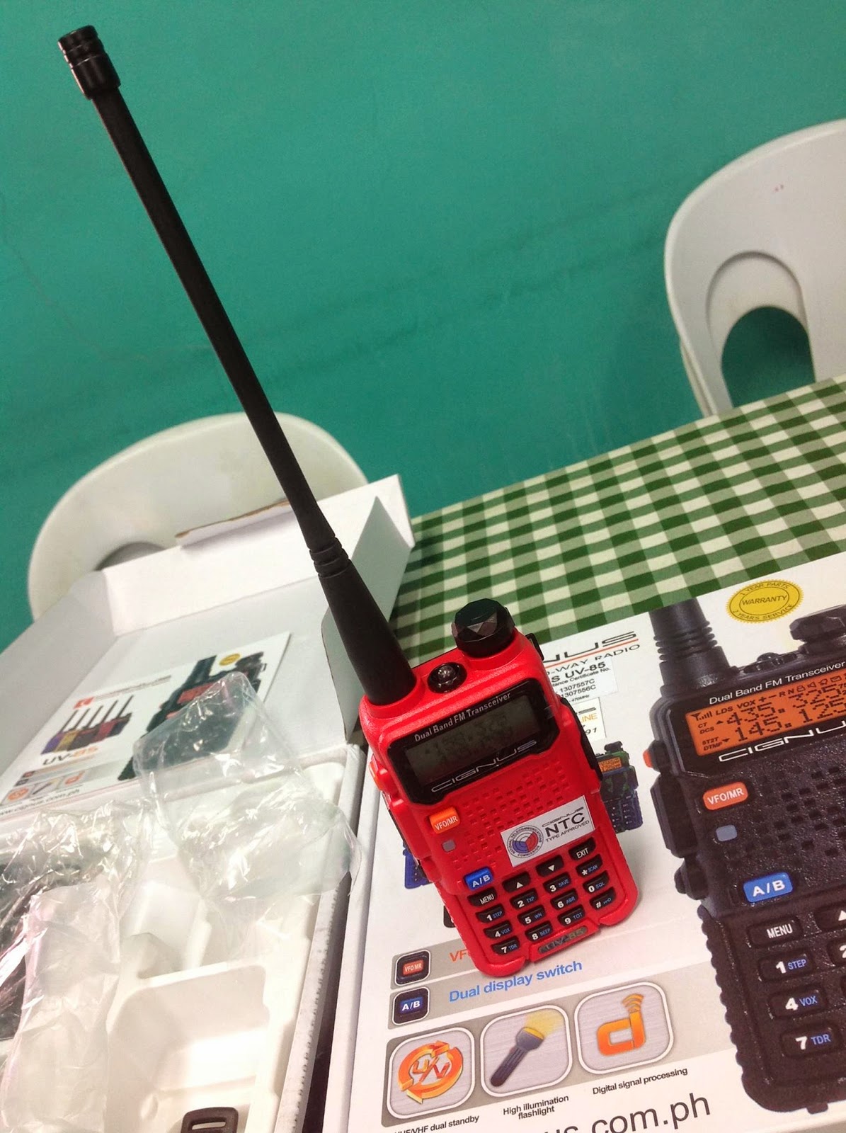 CiGNUS CEBU: Cignus dual band portable radio available in cebu