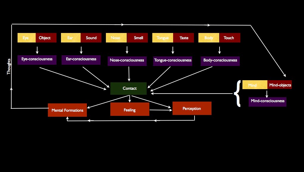 Wisdom through Mindfulness: The five aggregates: A "SELF" generating entity