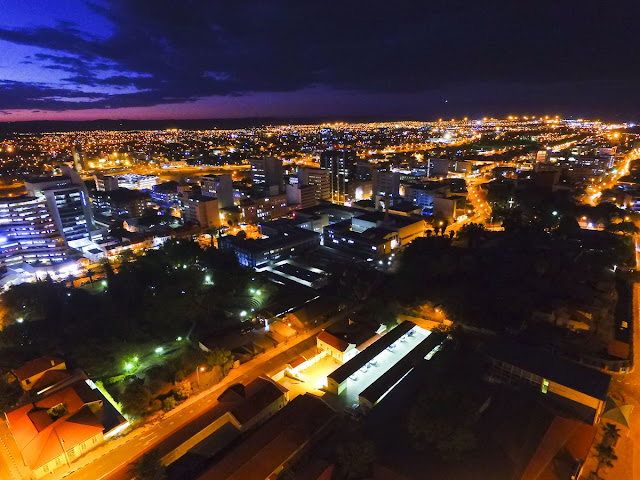 News from Southern Africa & Namibia: Namibia: Windhoek by night ...