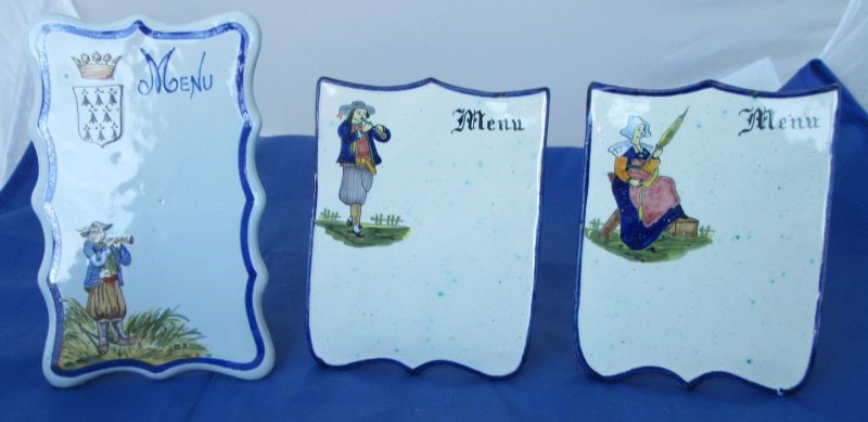 Menus Circa - 1890-1900 - SOLD