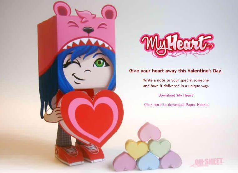 My Heart Papercraft | Papercraft Paradise | PaperCrafts | Paper Models ...