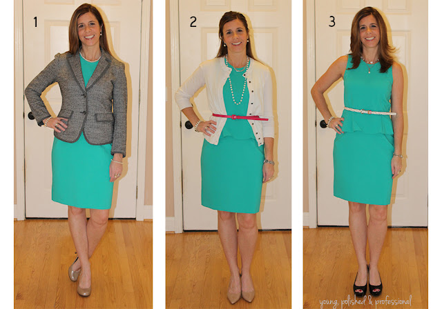 How to work your wardrobe: 1 dress - 3 ways