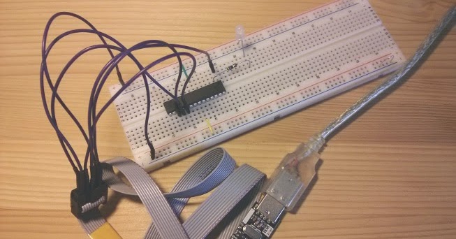 Playing with ATMEGA8 microcontroller: Getting started