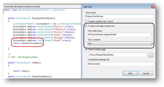Binding CheckBoxList in ASP.Net MVC