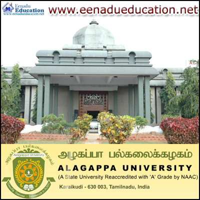 MBA, M.Sc, Biotech, MCA, B.Ed, M.Ed. / M.P.Ed. Admissions@ Alagappa ...