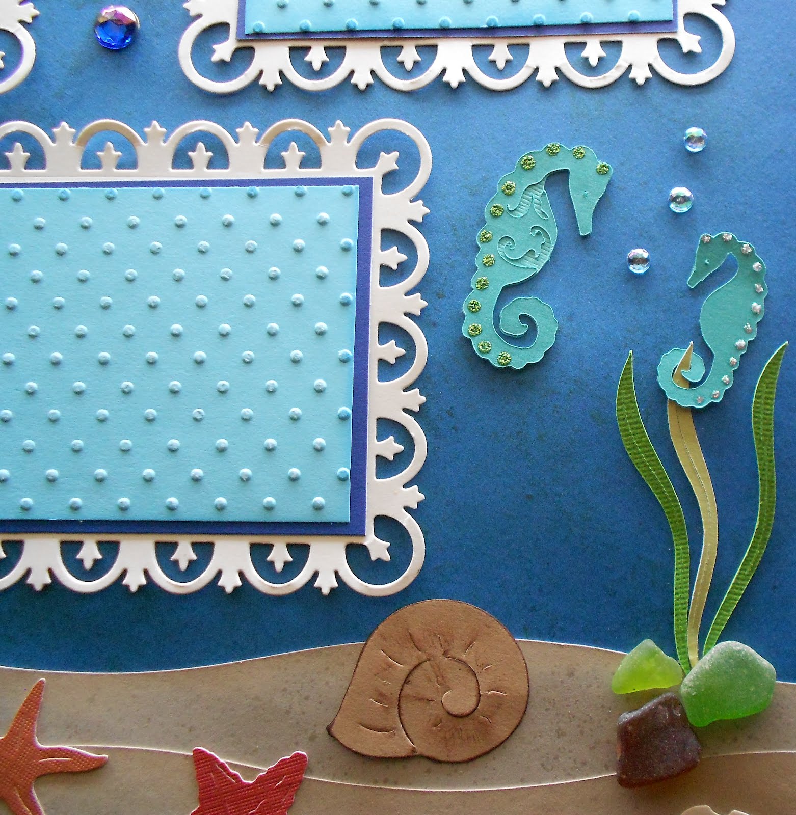 Kathies Kreations: Mermaid Layouts that I made