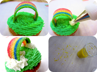 Ergo... : Rainbow Cupcakes for St. Patty's Day!!