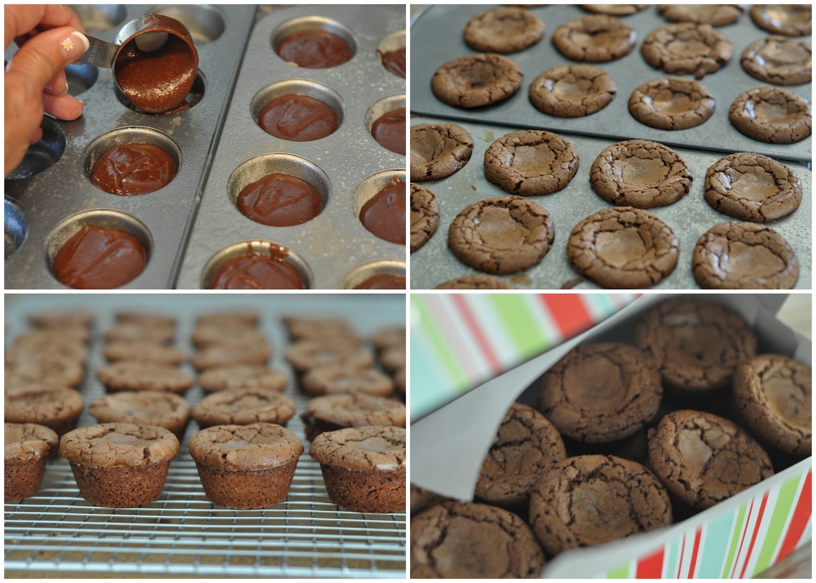 Mennonite Girls Can Cook: Two Bite Brownies