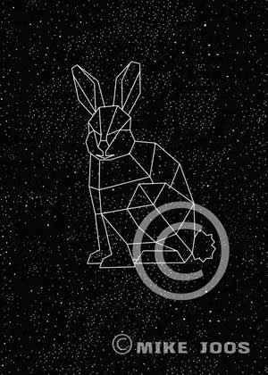 mike joos art: Rabbit Constellation