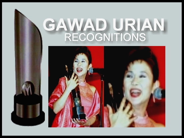 STAR FOR ALL SEASONS: Gawad Urian Recognition