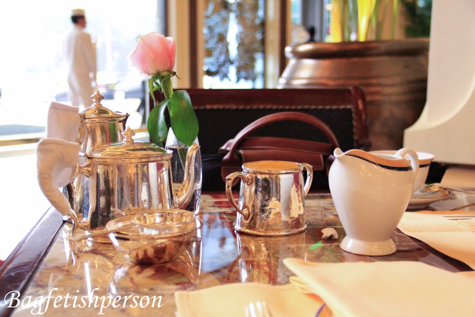 bagfetishperson: Afternoon tea at The Peninsula Hong Kong