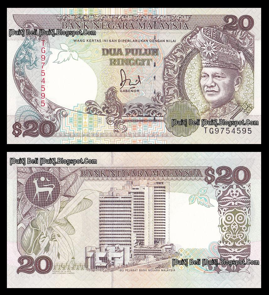 [Duit] Beli [Duit].Blogspot.Com: KOLEKSI PERIBADI - DUIT KERTAS RM20.00 ...