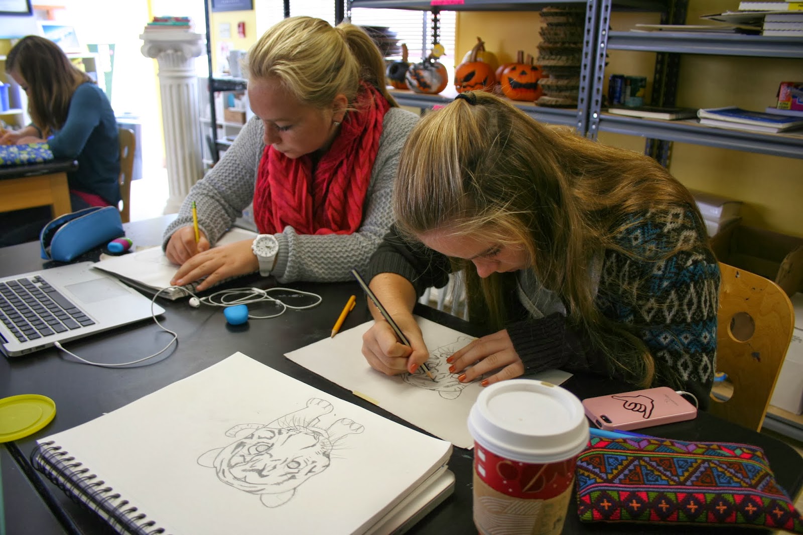 Grauer Art: Sketching for Printmaking, 8th Grade Art