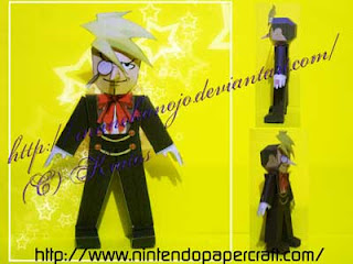 Papercraft - Luke Atmey Ace Attorney - Papercraft4u | Free Papercrafts ...