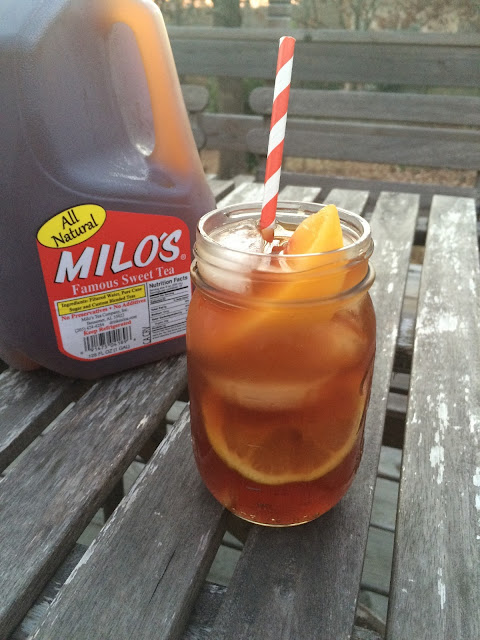 little bits: Peach Lemon Iced Tea with Milo's