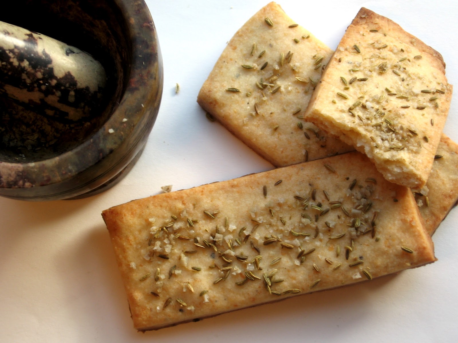Parmesan Shortbread with Fennel and Sea Salt | Bake Your Face Off!