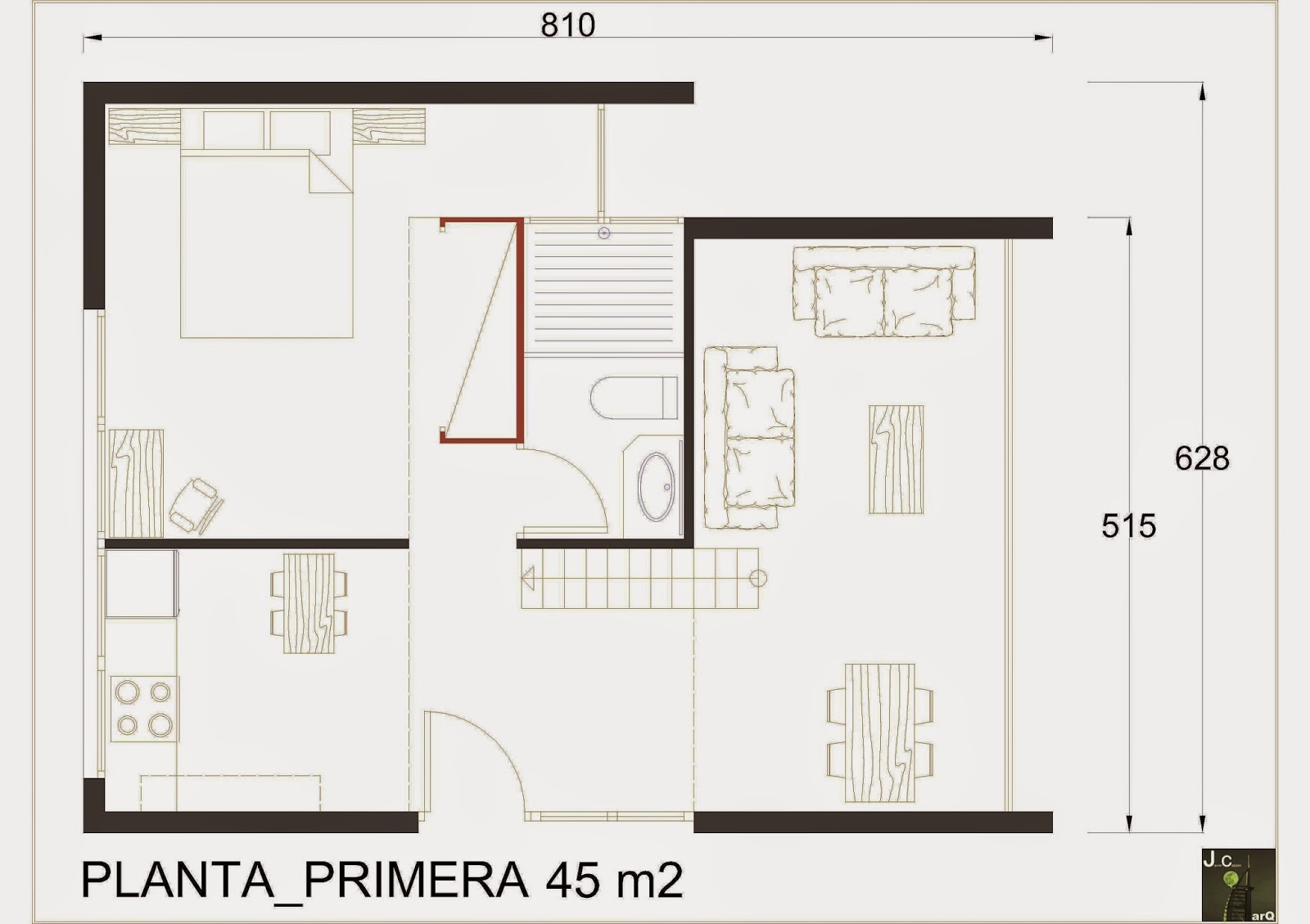 Modelo Tortuguero 1 Planta
