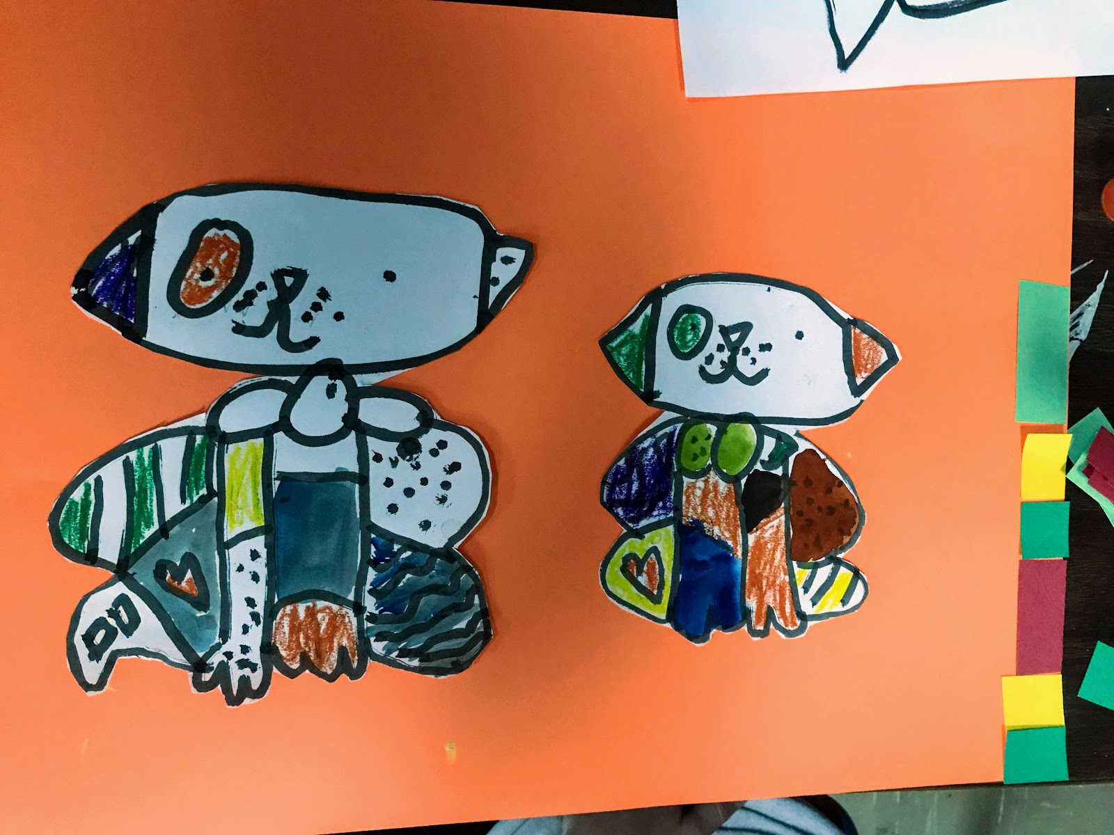 Elements of the Art Room: 2nd grade Romero Britto Animals!