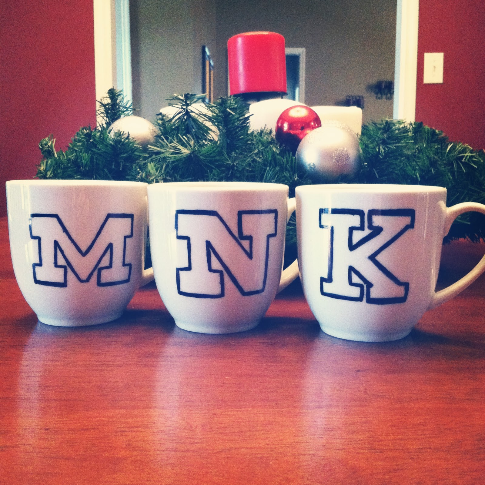 the Room 118: DIY Initial Mug