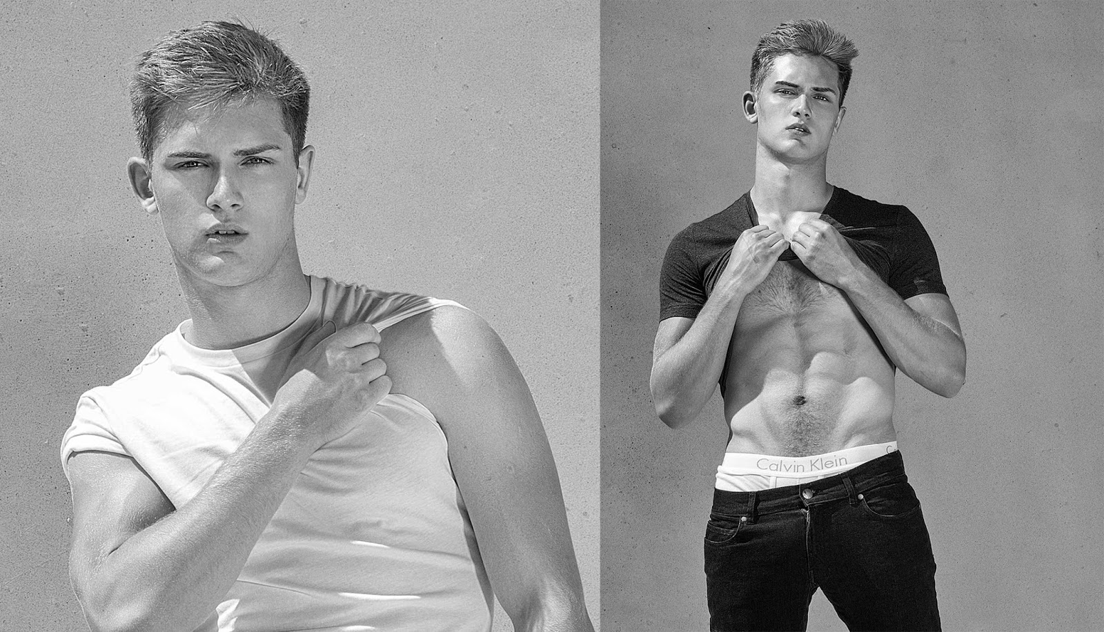 MALE MODEL PORTRAIT - JACKSON (ELMER OLSEN MODELS) BY EDWIN CABRERA