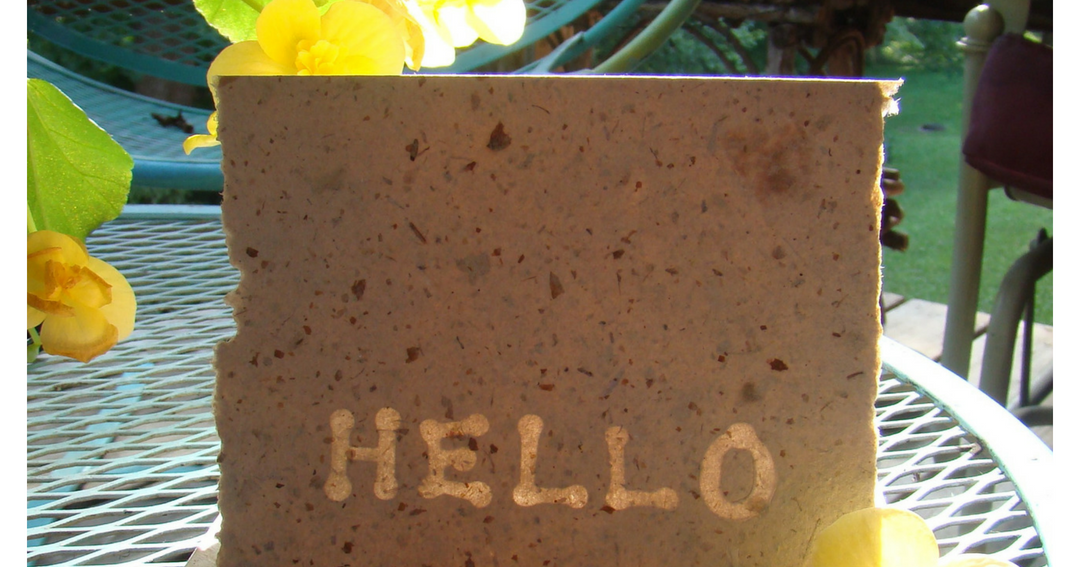 How to create watermarks in your handmade paper