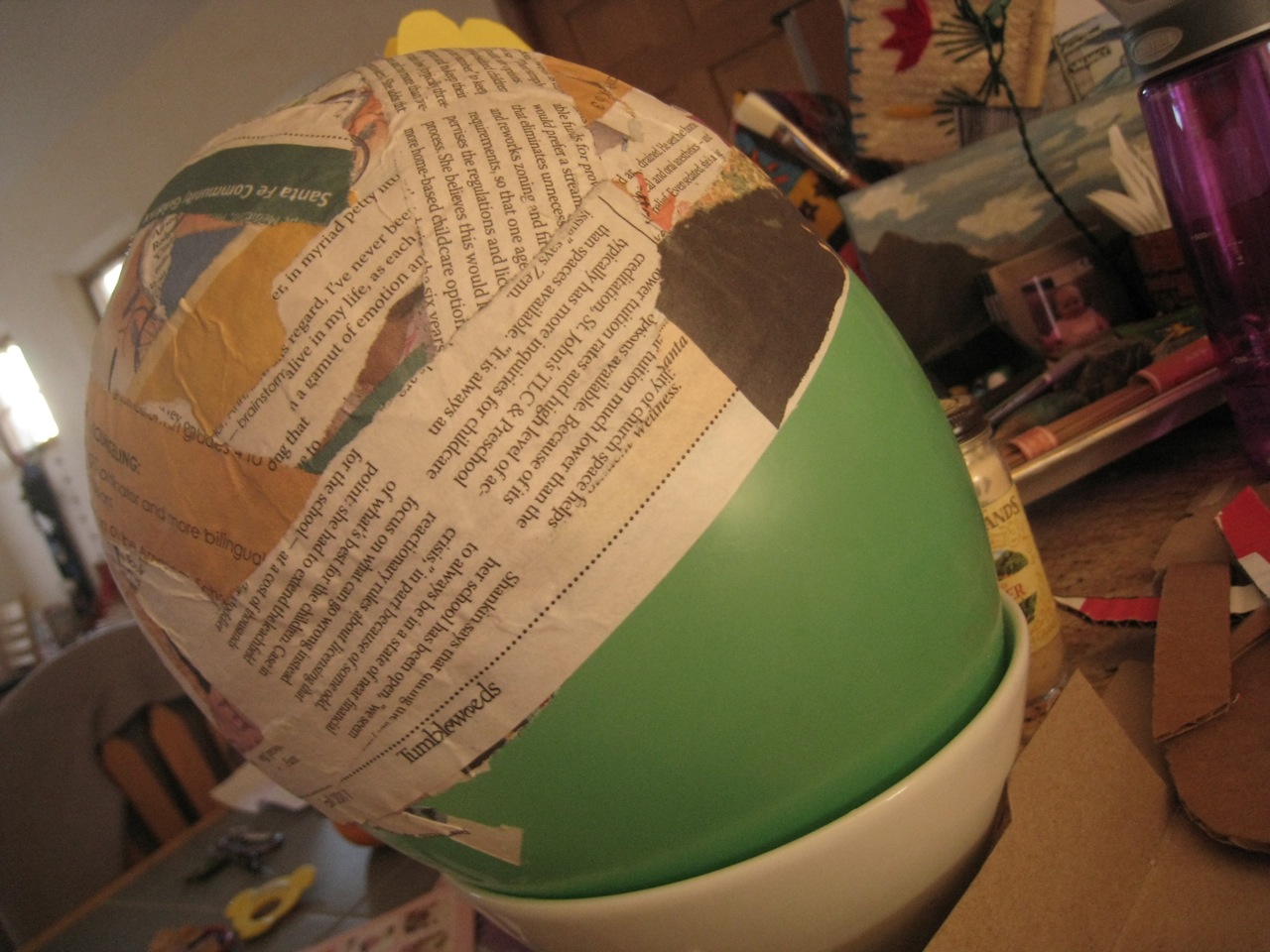 Pass It On Paper Mache Hat Pass It On Paper Mache Hat