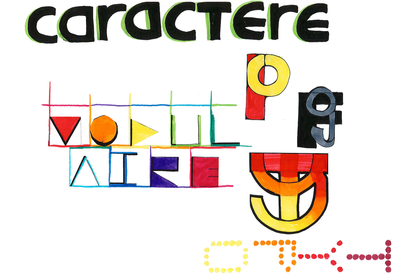 M- DA VEIGA: TRAVAUX // expérimentation typoModule