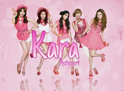 Astyza 's work: Wallpaper simple PINK KARA