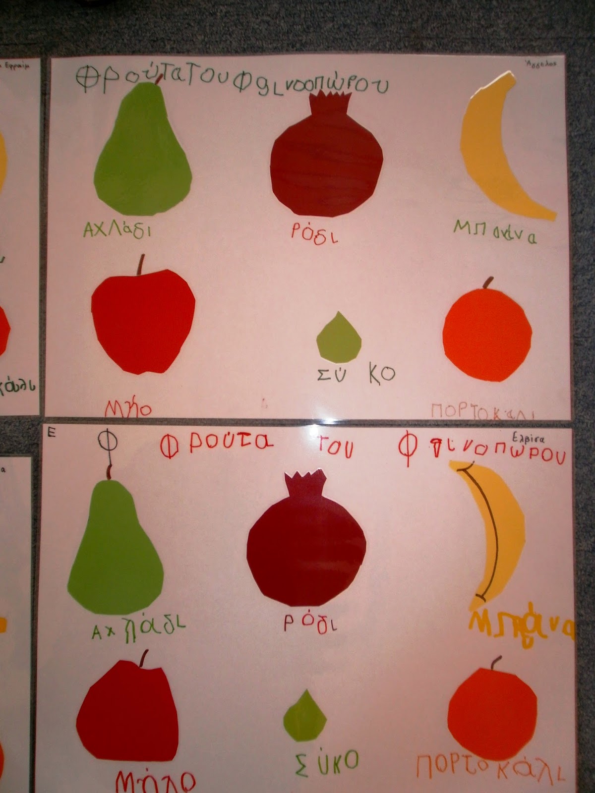 1ο ΝΗΠΙΑΓΩΓΕΙΟ ΙΣΤΙΑΙΑΣ: ΦΡΟΥΤΑ ΤΟΥ ΦΘΙΝΟΠΩΡΟΥ ΣΤΟ ΝΗΠΙΑΓΩΓΕΙΟ ...