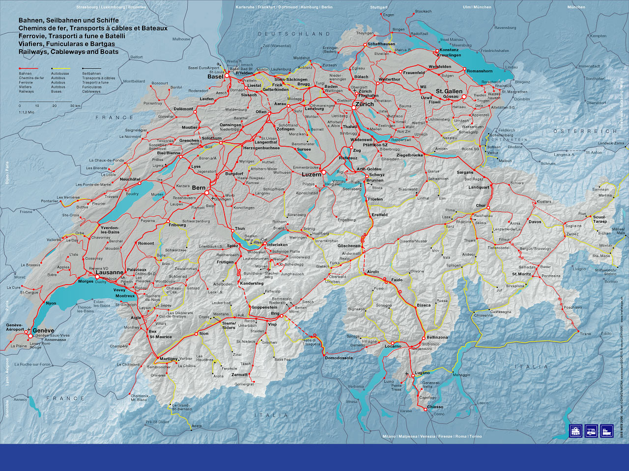 Barking Riverside: Swiss Railway System Map