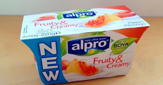VEGANOO Vegan Reviews: Review: Alpro 'Fruity & Creamy' Yoghurt