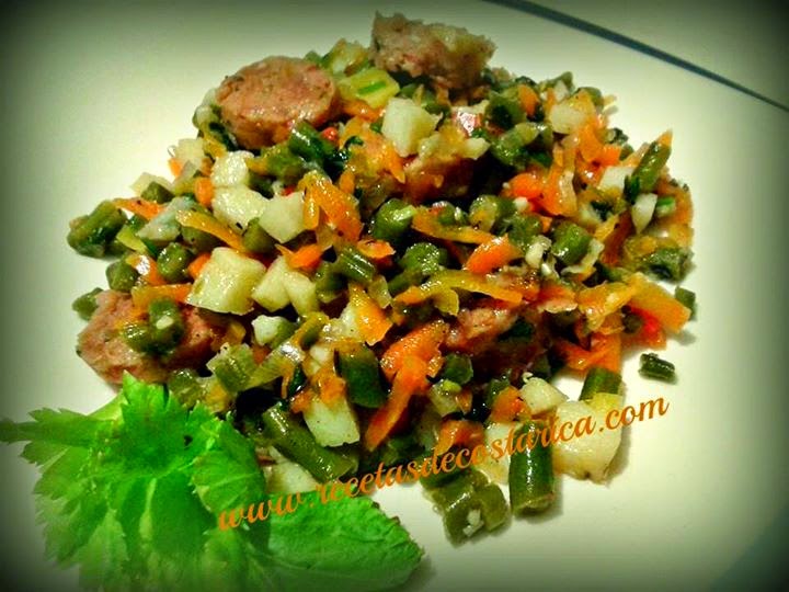 Cocina Costarricense: picadillo de verduritas