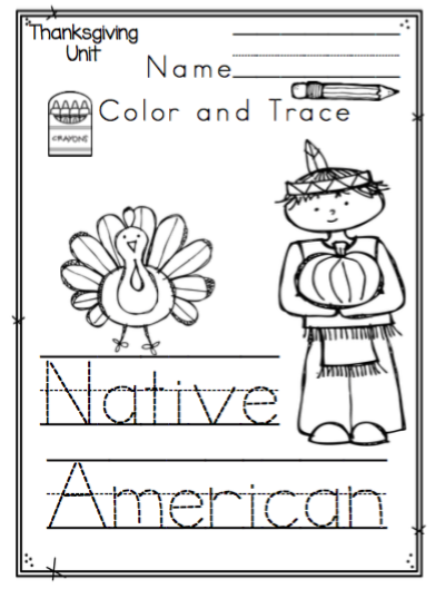 Thanksgiving Bundle - 90 pages ~ Preschool Printables