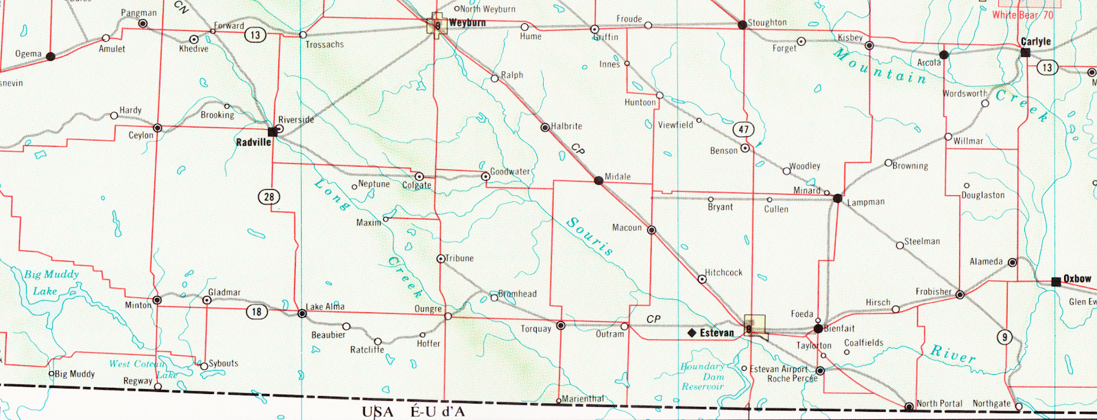 Rolly Martin Country: Oungre, Outram, Estevan, 1989 ... & Portal Sub ...