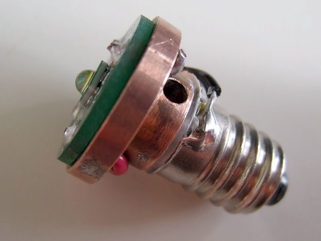 bicycle lighting: Copper-based LED bulb fitting and performance testing