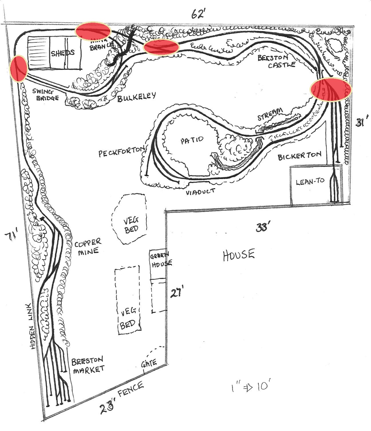 Peckforton Light Railway: How I operate some of my points by remote ...