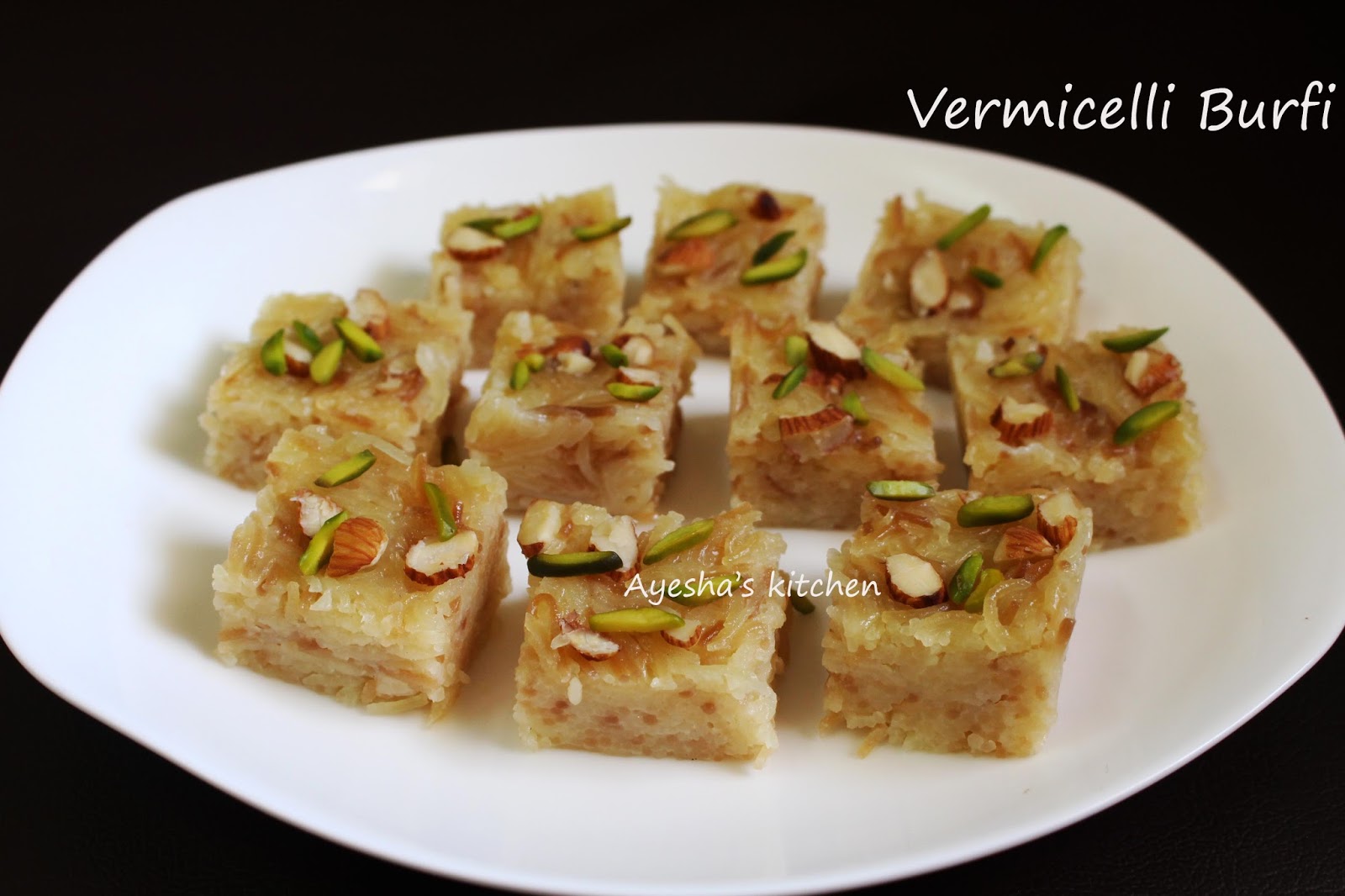 EASY DESSERT RECIPES - VERMICELLI BURFI