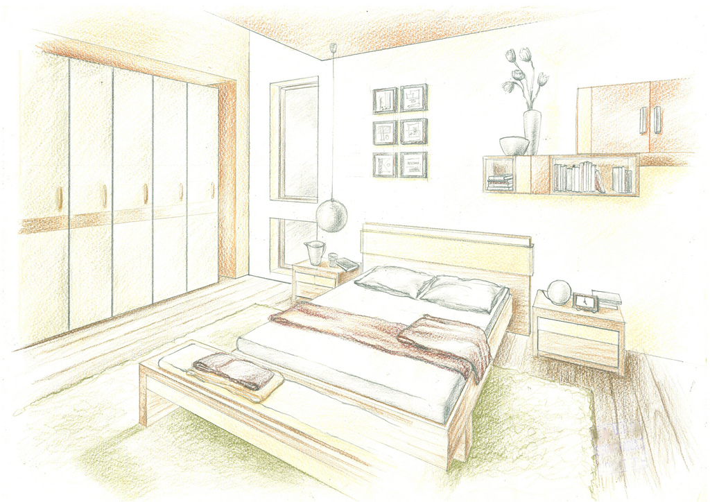 interior design hand drawings | Alexandra L Nicolaescu ~Portfolio