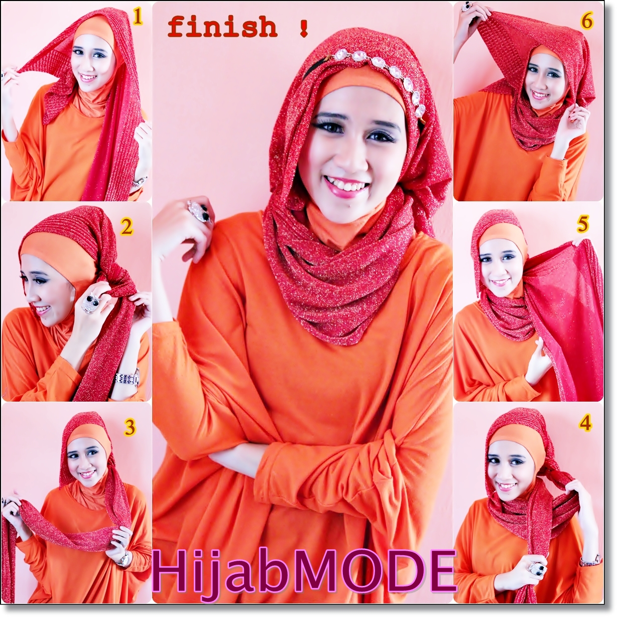 Hijab Mode: TUTORIAL HIJAB GLITTER Hijab Mode: TUTORIAL HIJAB GLITTER