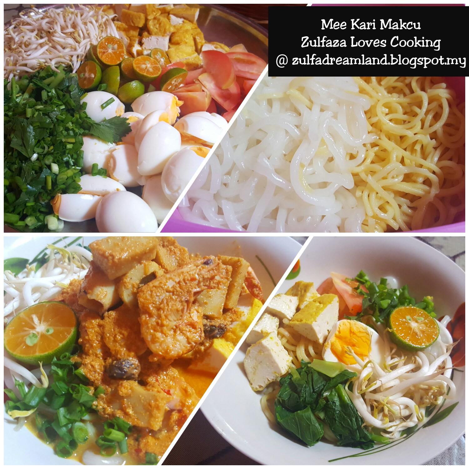 ZULFAZA LOVES COOKING: Mee Kari Makcu