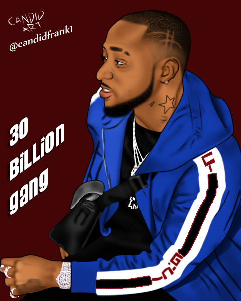 Check out This Davido's Art by Candidfrank Onovo (Candid ARTS And DESIGNS)