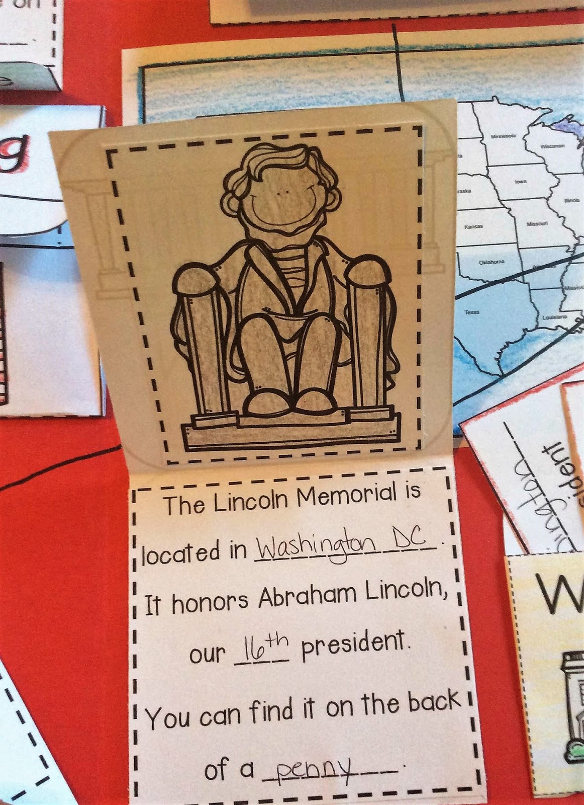 United States Symbols Lapbook - First Grade Centers and More