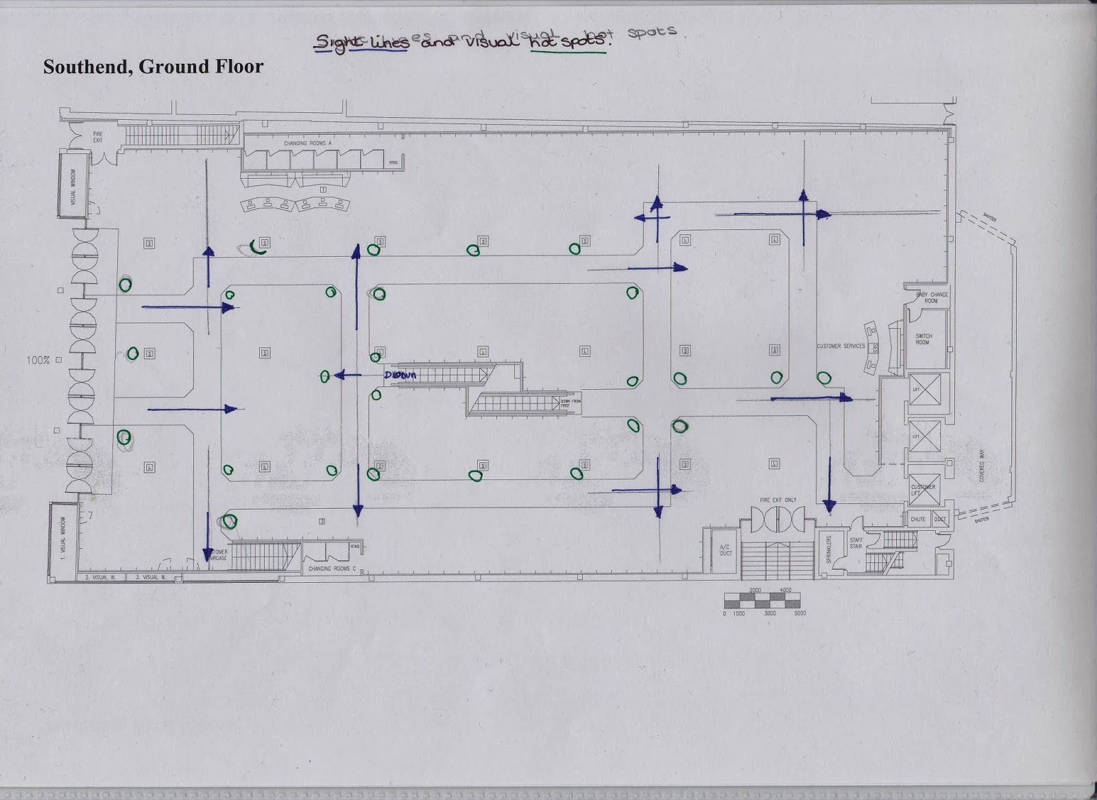 Visual Merchandising 101: sight lines and focal points.
